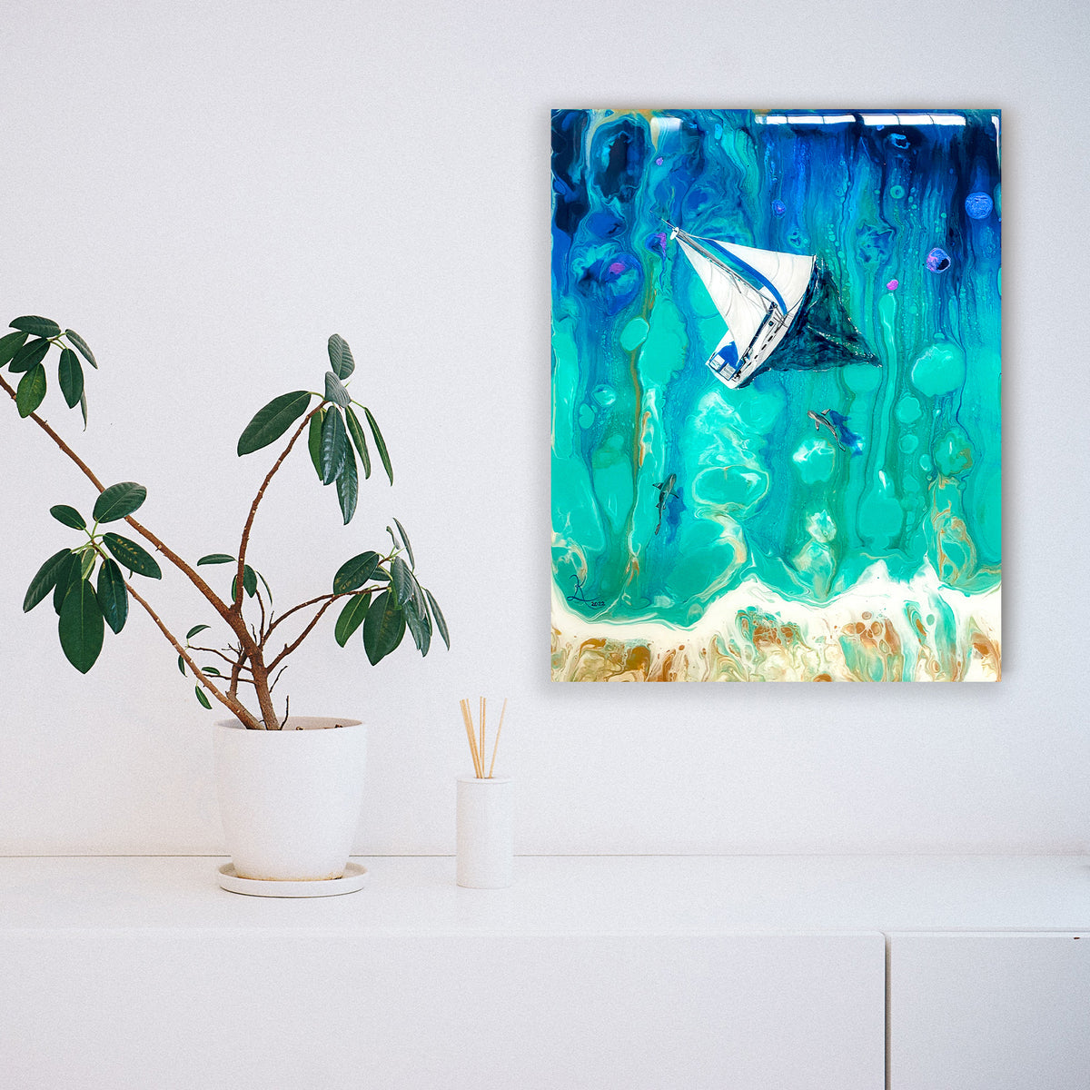 Original - "Aqua Shores" – Klearwater Studio